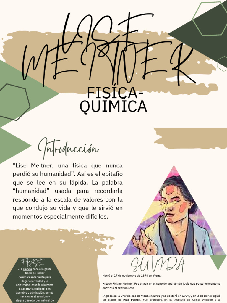Lise Meitner: Pionera de la Fisión Nuclear | PDF