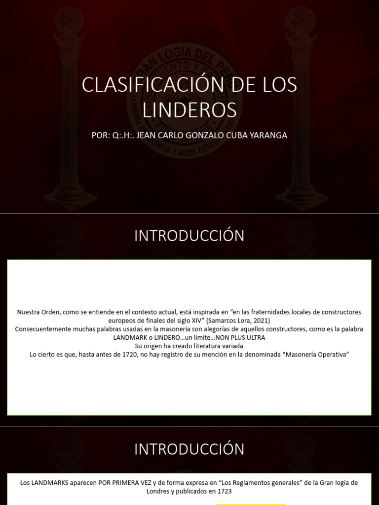 1.-Clasificación de Los Linderos | PDF