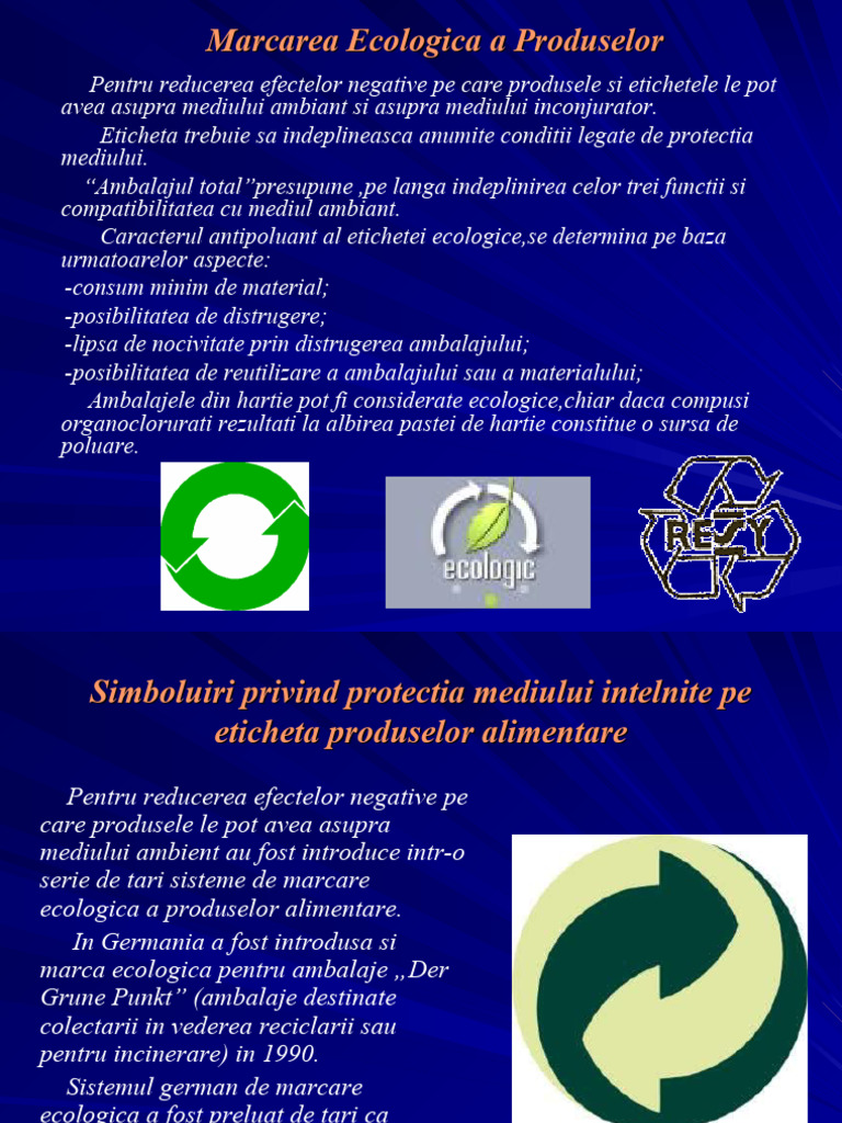 Marcarea Ecologica 1 s10-15 Mai | PDF