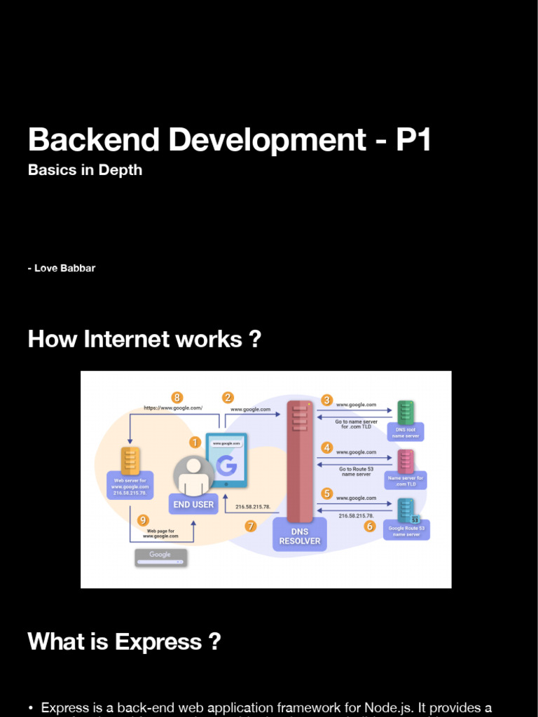 Backend | PDF | Model–View–Controller | Databases