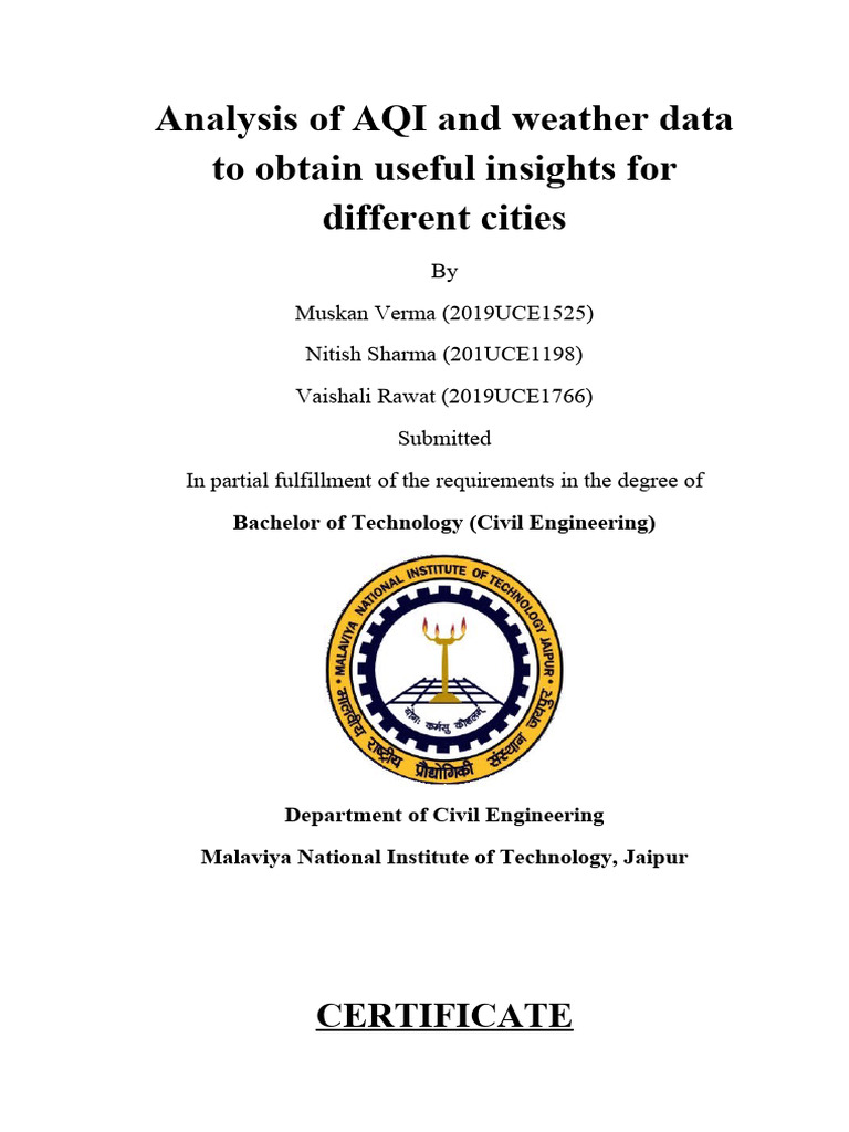 Aqi Project | PDF | Air Pollution | Combustion