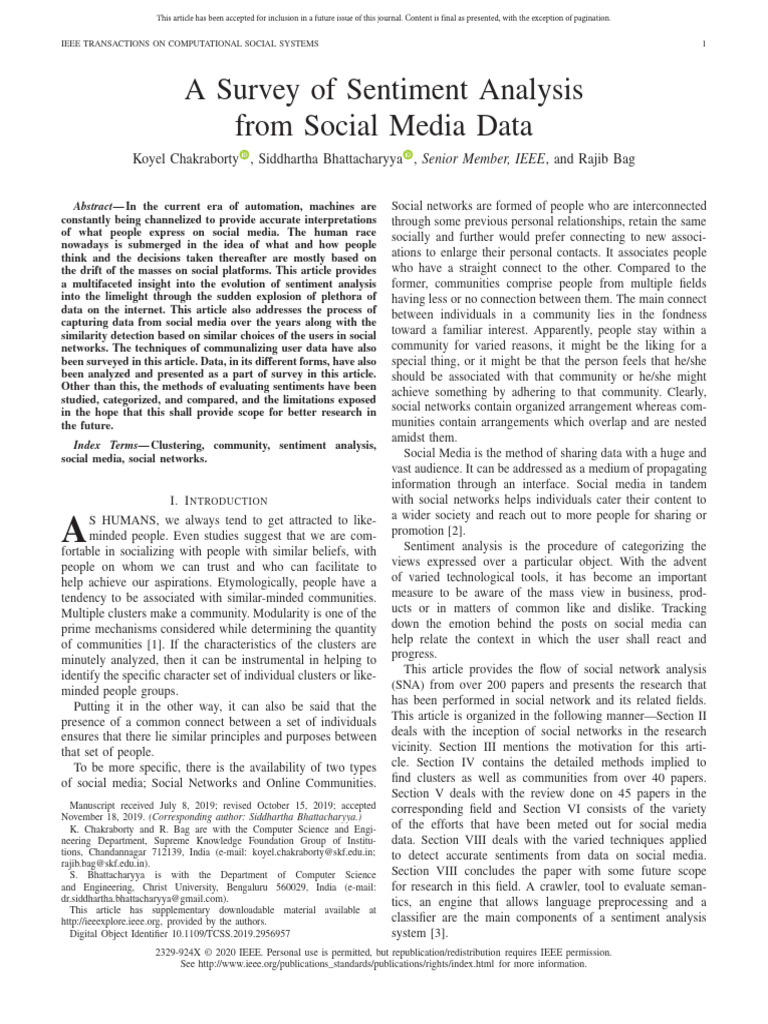 Social Media Sentiment Survey | PDF | Social Science