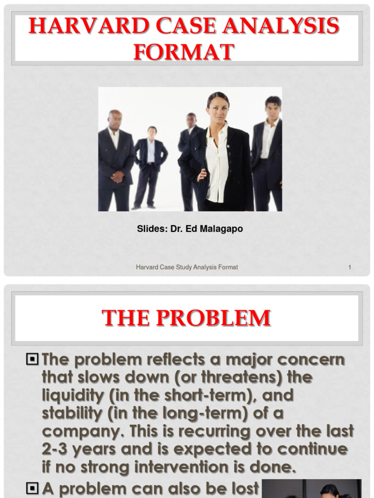 Harvard Case Study Analysis Guide | PDF | Swot Analysis | Business ...