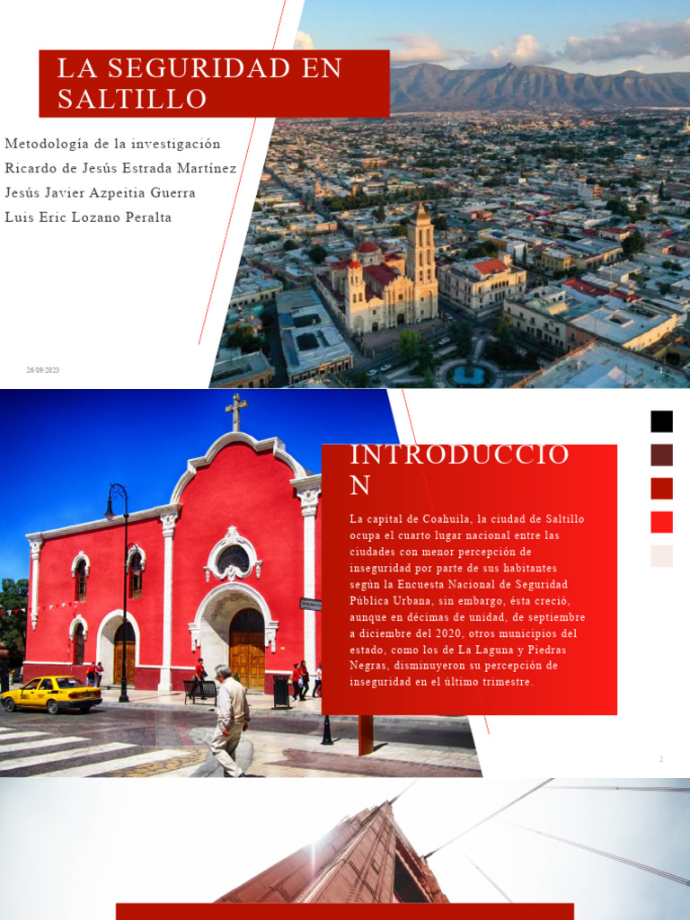 La Seguridad en Saltillo | PDF | Economias