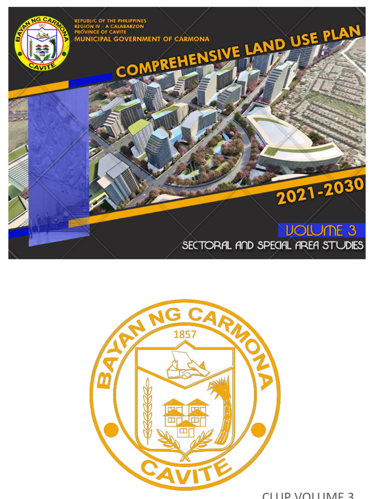 Carmona CLUP Volume 3 Overview | PDF | Sanitation | Flood