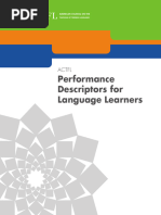 ACTFL Proficiency Guidelines 2024 | PDF | Communication | Educational ...