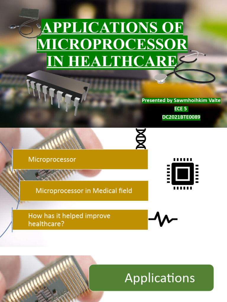 Applications of Microprocessor in Healthcare | PDF