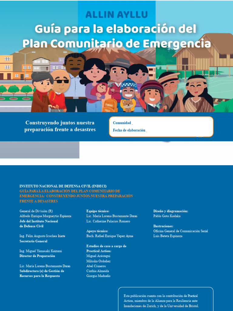 Guia INDECI FINAL Por Paginas.pdf | PDF | Riesgo | Defensa Civil