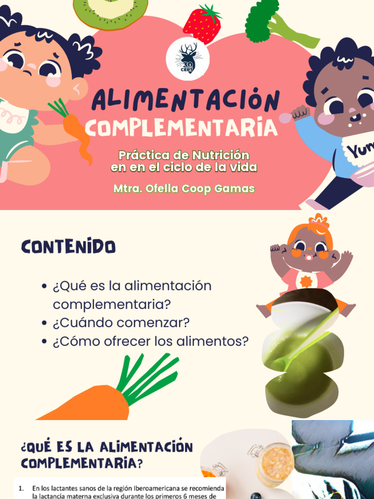 Alimentacion Complementaria | PDF | Alimentos | La leche materna