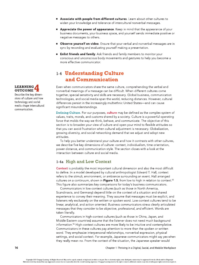 Unit 2 (16-24) Understanding The Culture and Communication | PDF