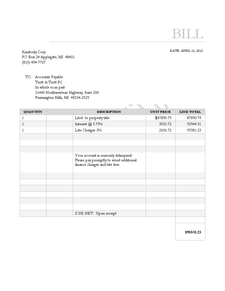 08.21.11.T&T Bill | PDF
