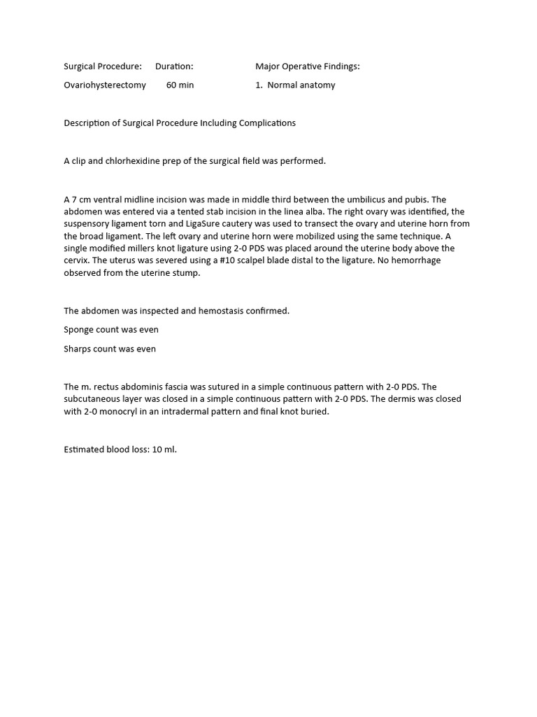 Pigs Surgery | PDF