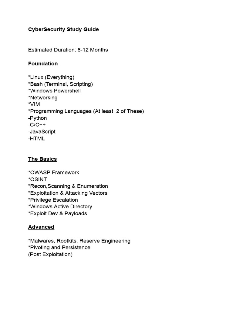 Cyber Security Study Guide 1686402570 | PDF Cyber Security Study Guide 1686402570 | PDF