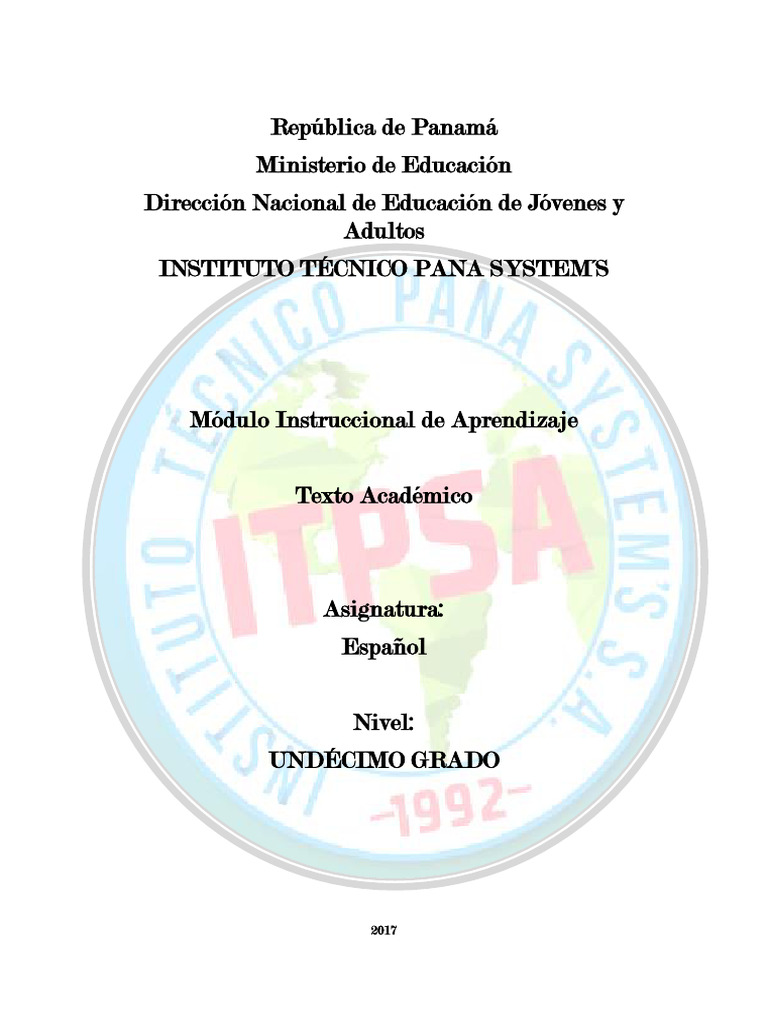 Español de Undécimo... | PDF