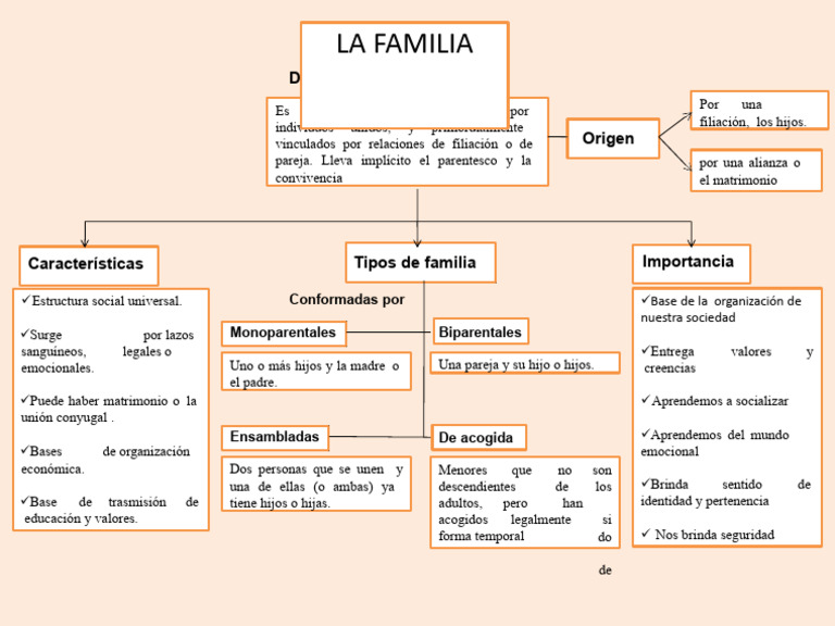 Mapa Conceptual de La Familia | PDF | Familia | Matrimonio