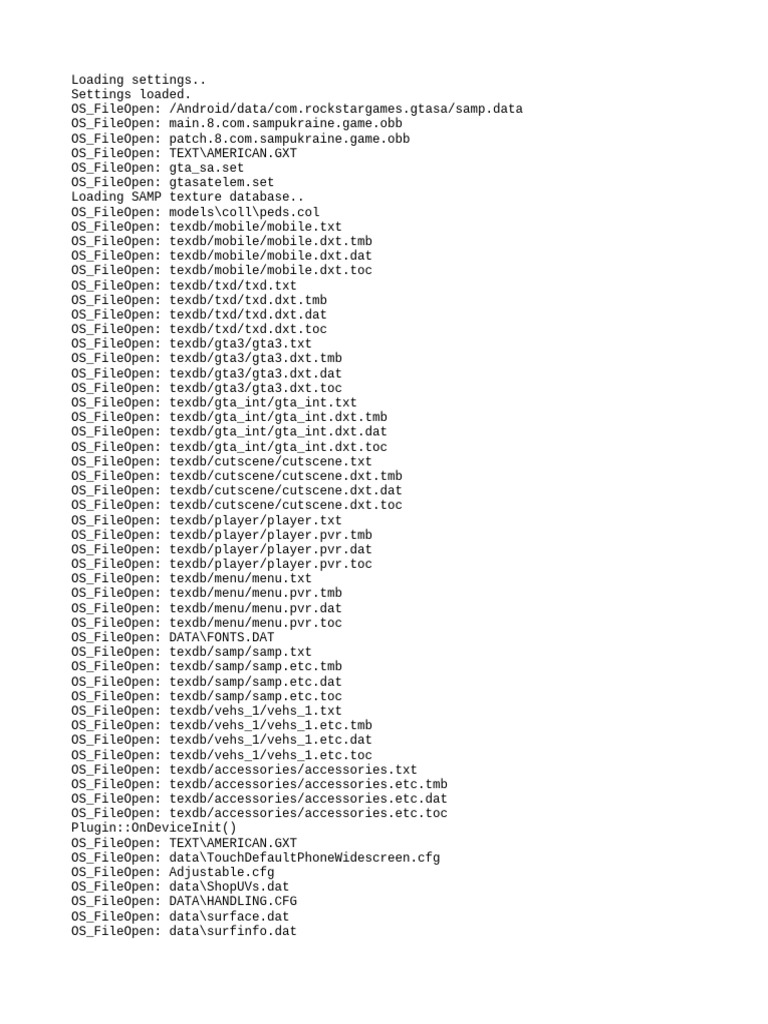 Samp Log | PDF | Computing | Computer Data