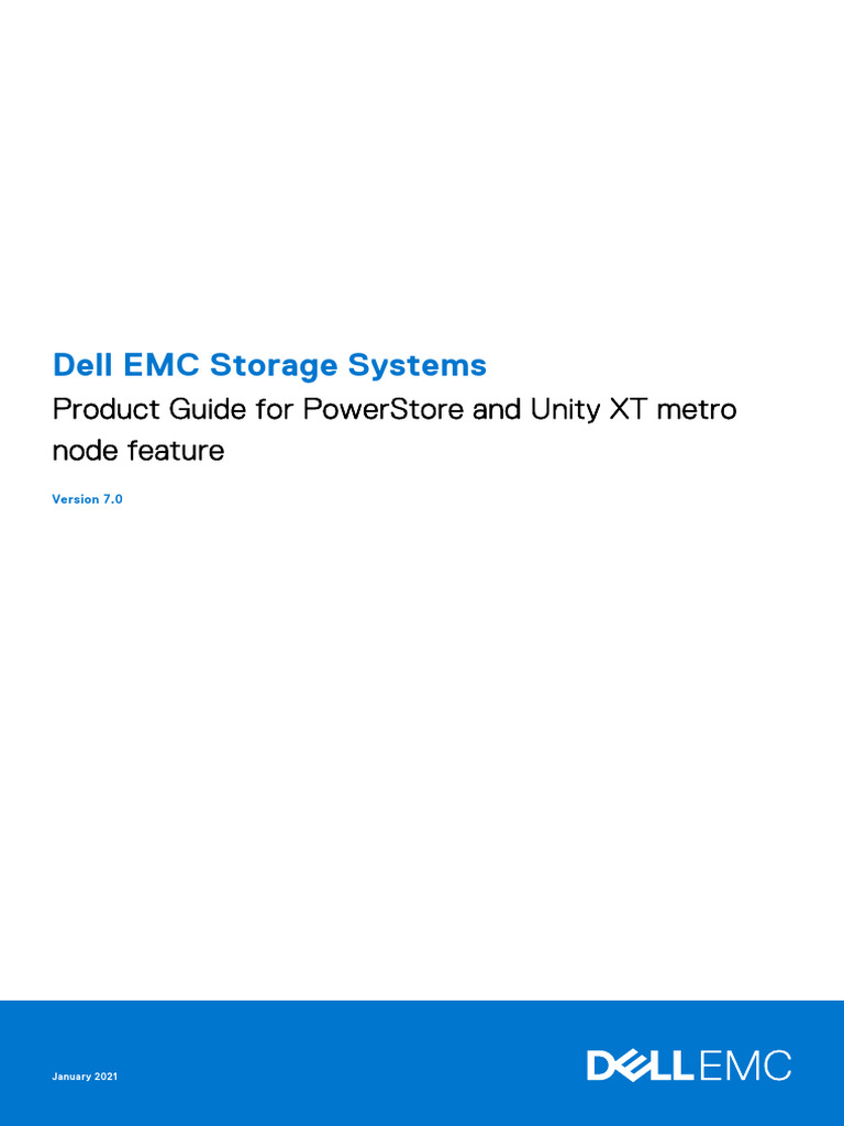 Dell Emc Metro Node - Administrator Guide4 - en Us | PDF | Computer ...