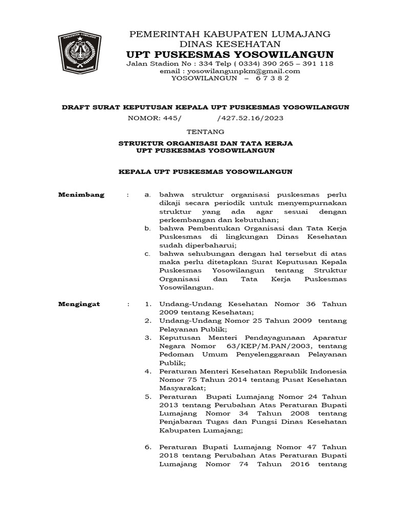 Draft SK Sotk Agsts 2023 Agustus | PDF