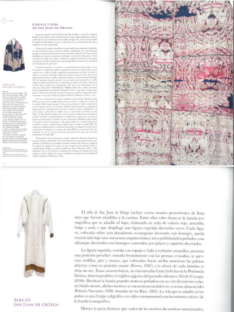 Miriam Ali de Unzaga, Casulla y Alba de San Juan de Ortega, en Las ...