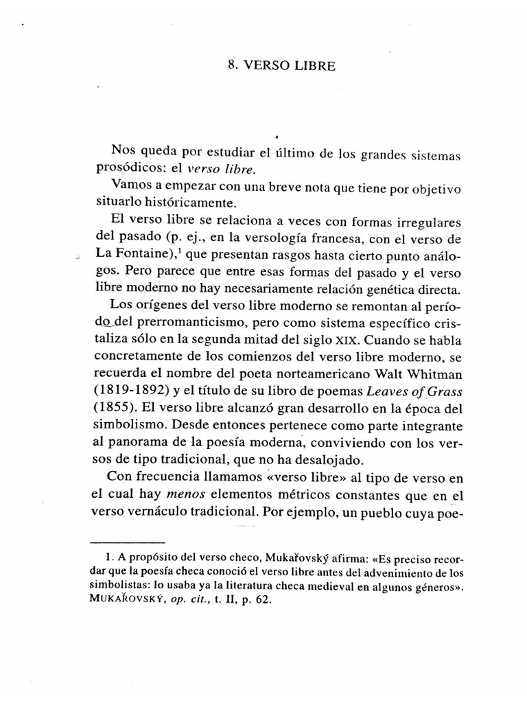 Verso Libre | PDF