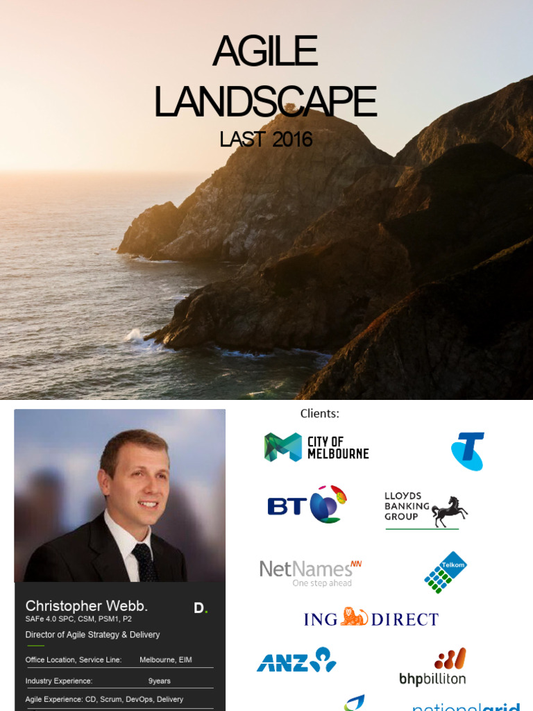 Agile Landscape V3 Overview | PDF | Agile Software Development | Scrum ...