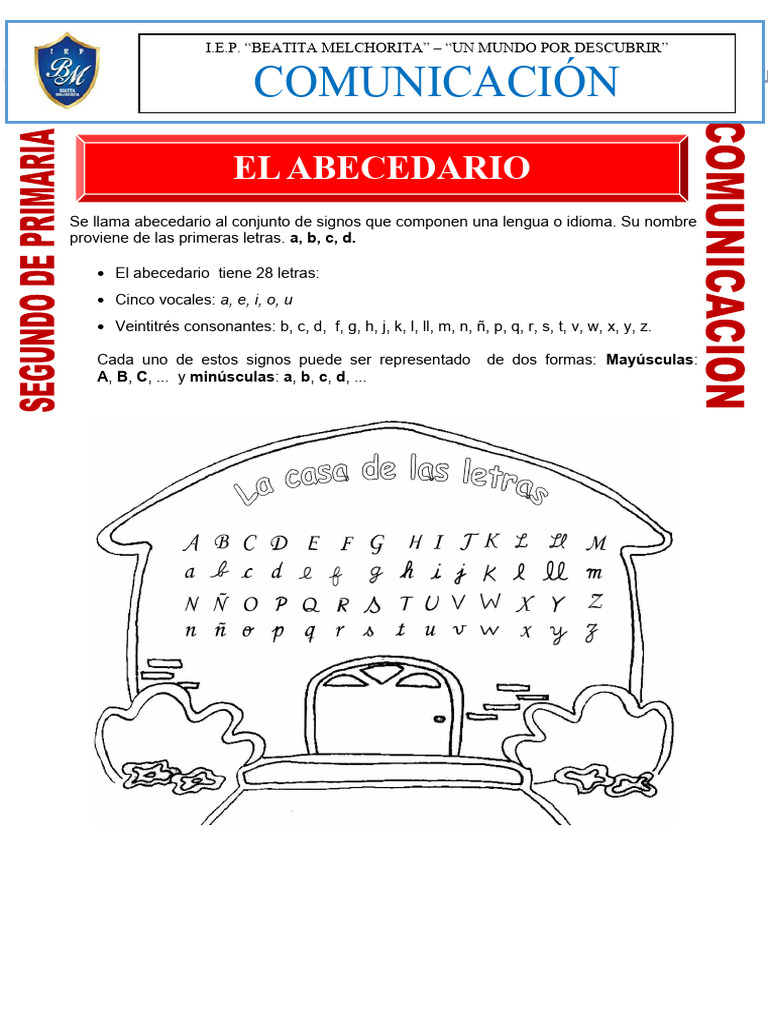 El Abecedario para Segundo de Primaria | PDF | Alfabeto | Comunicación ...