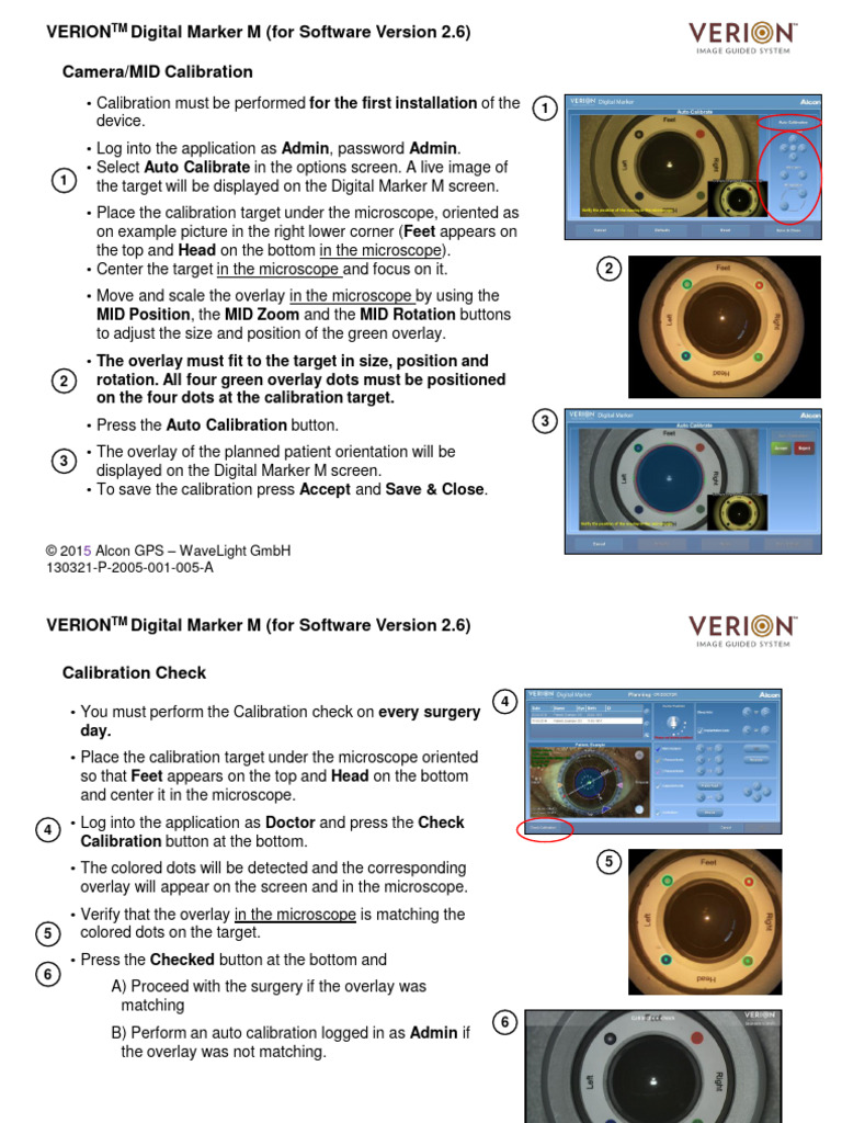 Quickguide VERION Digital Marker M Rev1.5 | PDF