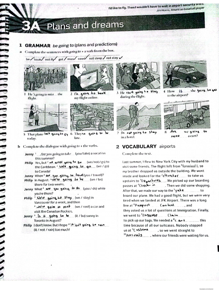 Workbook Unidad 3ABC - Mirella Vizcarra Ramos. | PDF