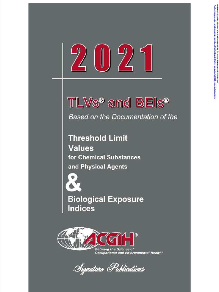 Acgih1 2021 Portugues | PDF