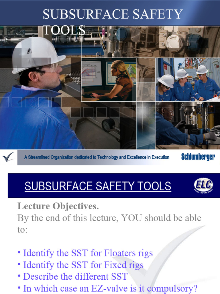 07 - Subsurface Safety Tools | PDF | Manufactured Goods | Equipment