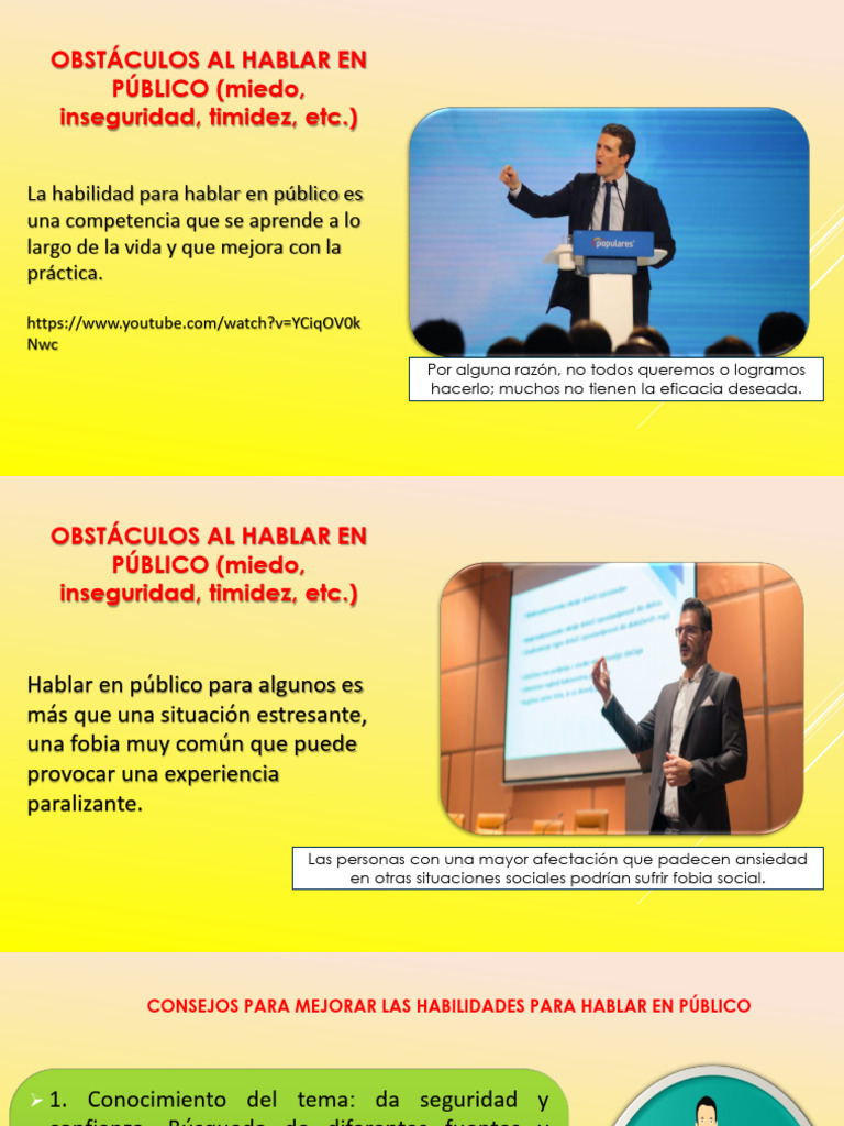 Supera el Miedo a Hablar en Público | PDF | Hablar en público | Fobia
