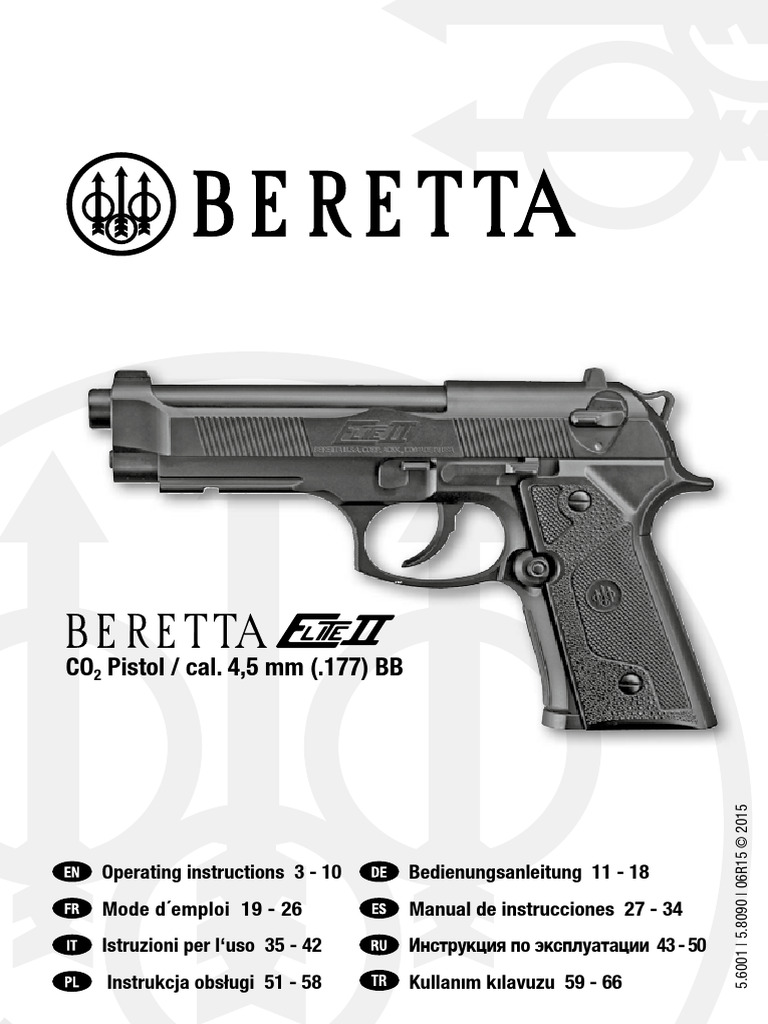 Beretta Elite II Manual | PDF
