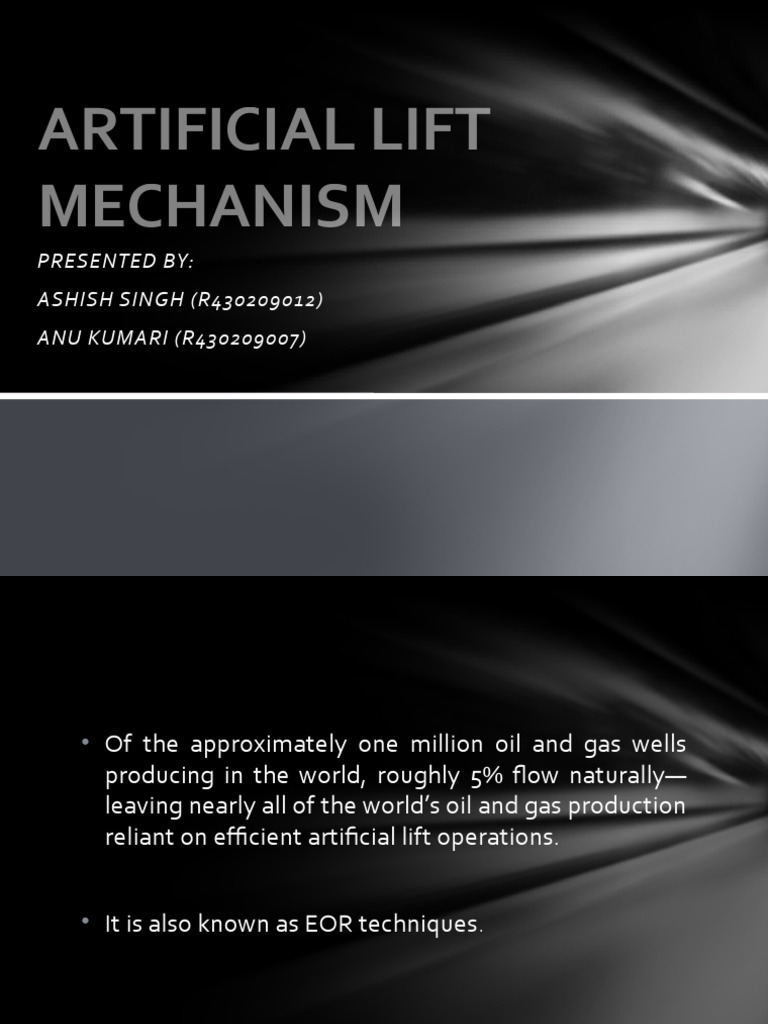 Artificial Lift Mechanism | PDF | Enhanced Oil Recovery | Pump