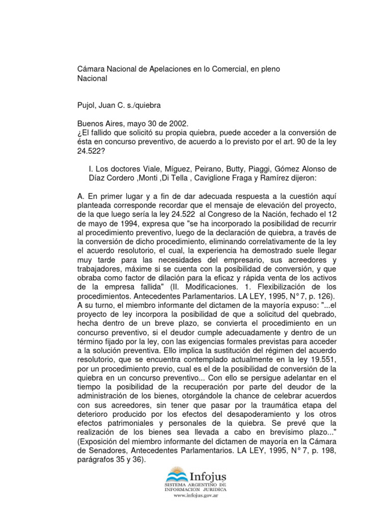 Caso Fucol | PDF | Bancarrota | Exclusión