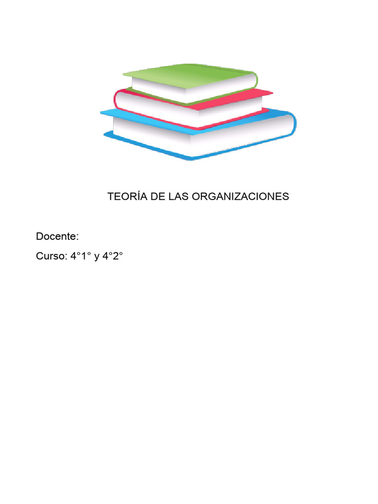 CUADERNILLO-ACTIVIDADES 21 Teoria de Las Organizaciones | Descargar gratis PDF | Bancos | Teoría