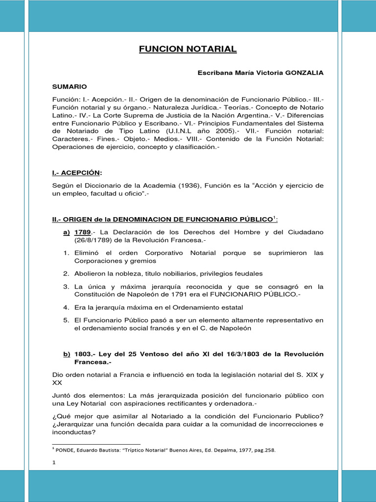 Guia - Funcion Notarial | PDF