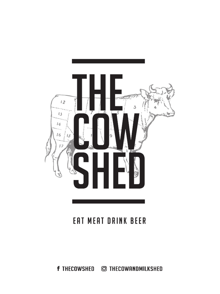 The Cow Shed Menu | PDF