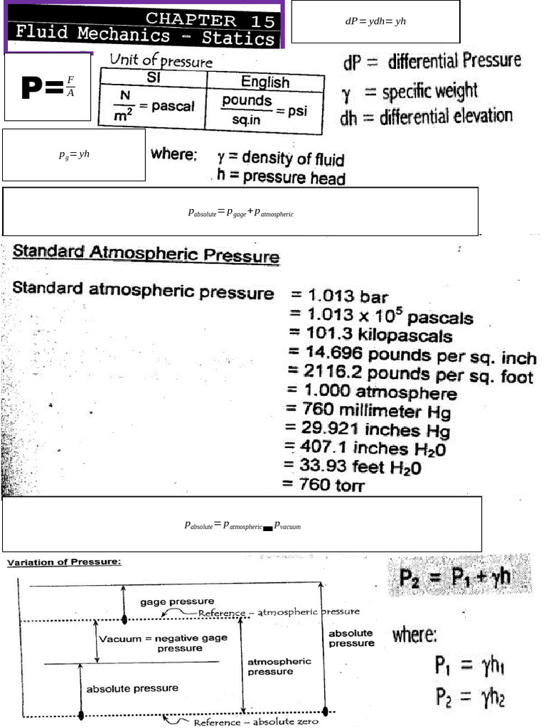 Fluid Mechanics - Statistics | PDF