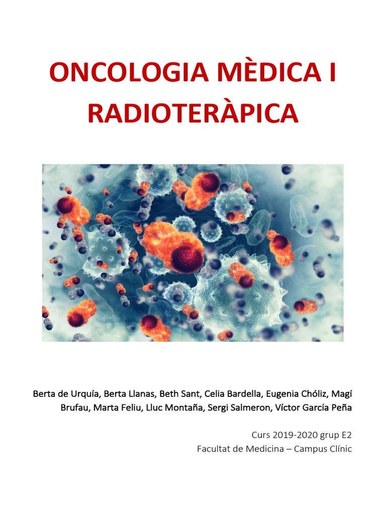 Comi Onco 2019-2020 | PDF