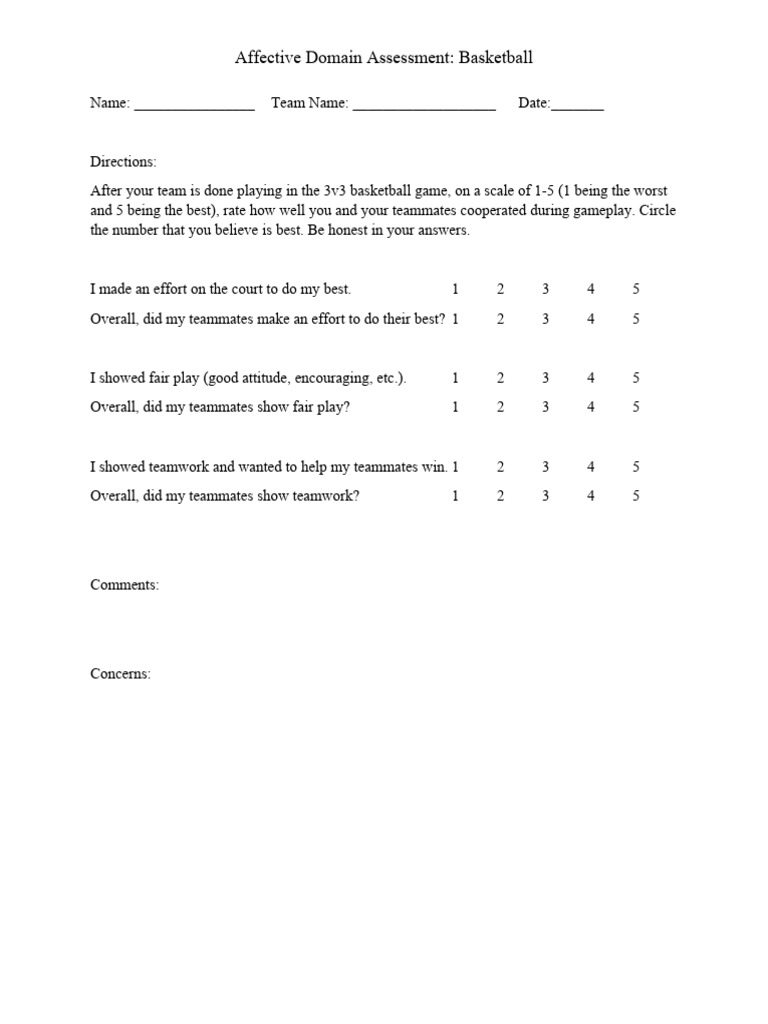 Affective Assessment | PDF