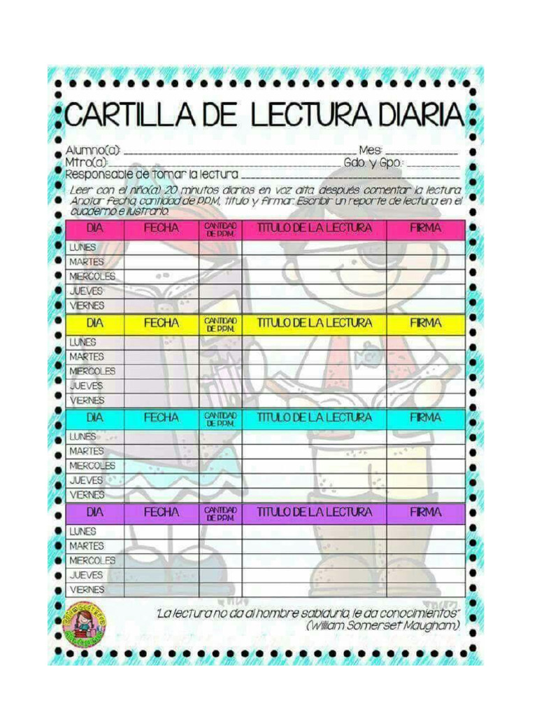 Cartilla de Lectura | PDF