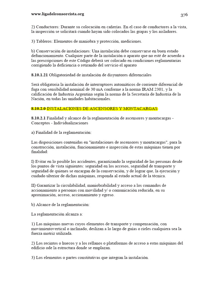 Código Edific. - Ascensores | PDF | Ascensor | Máquina elevadora