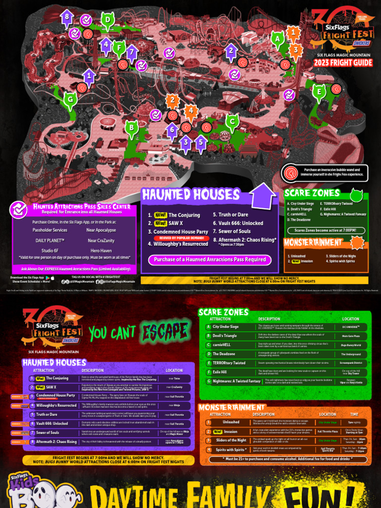 SFMM Fright Guide 2023 | PDF