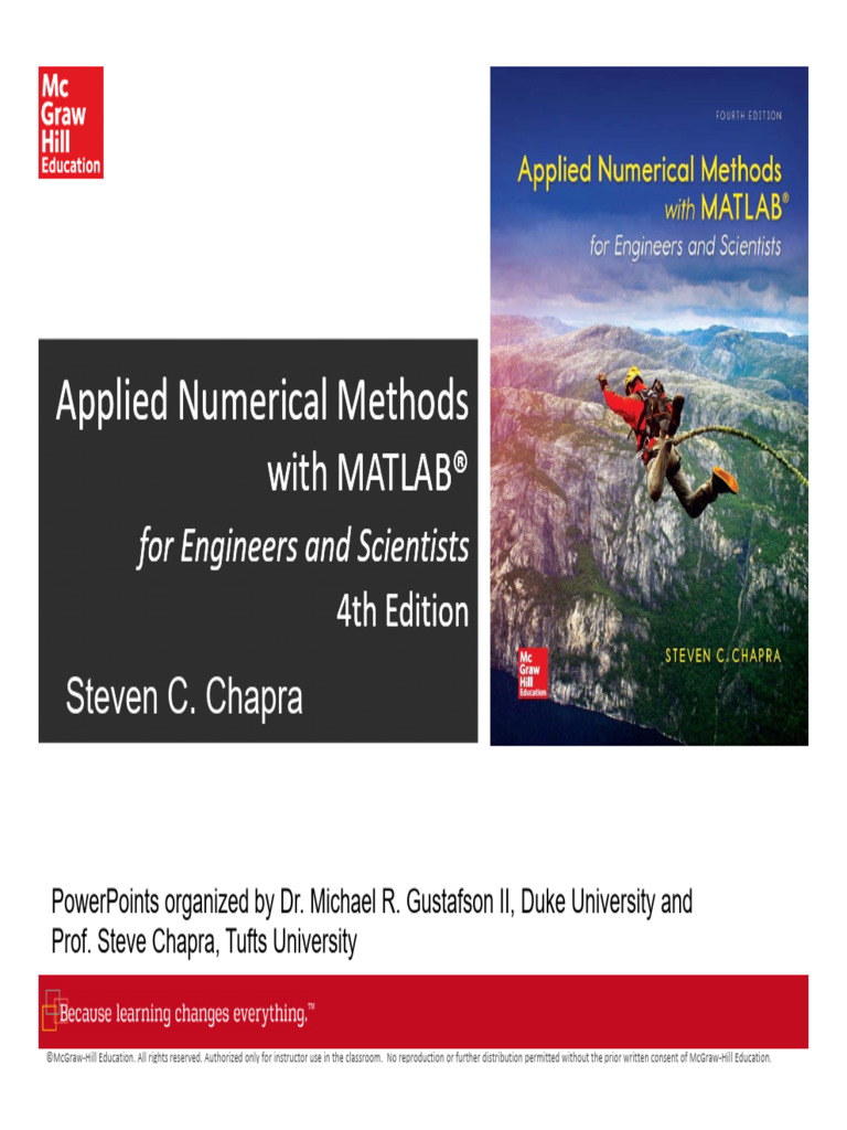 Lecture 1 - Chapter - 01 - Numercial Methods | PDF | Technology & Engineering