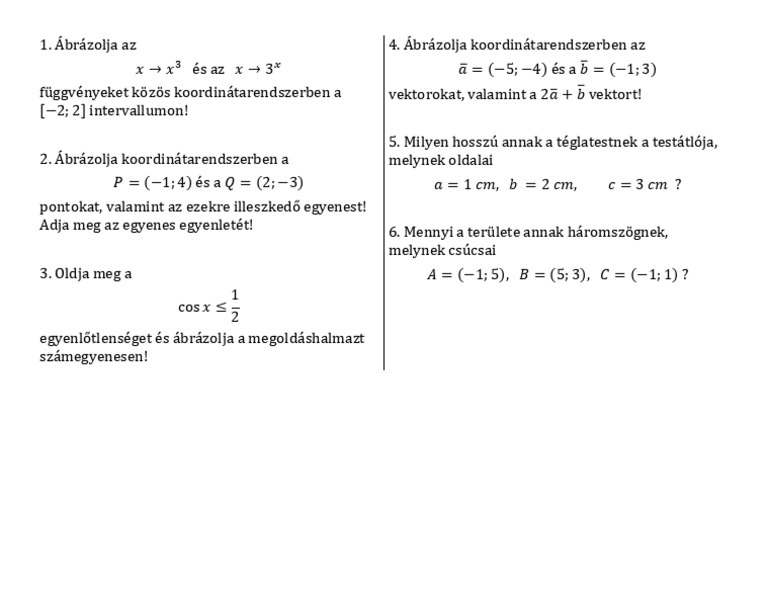 Kifejtős Feladatok | PDF