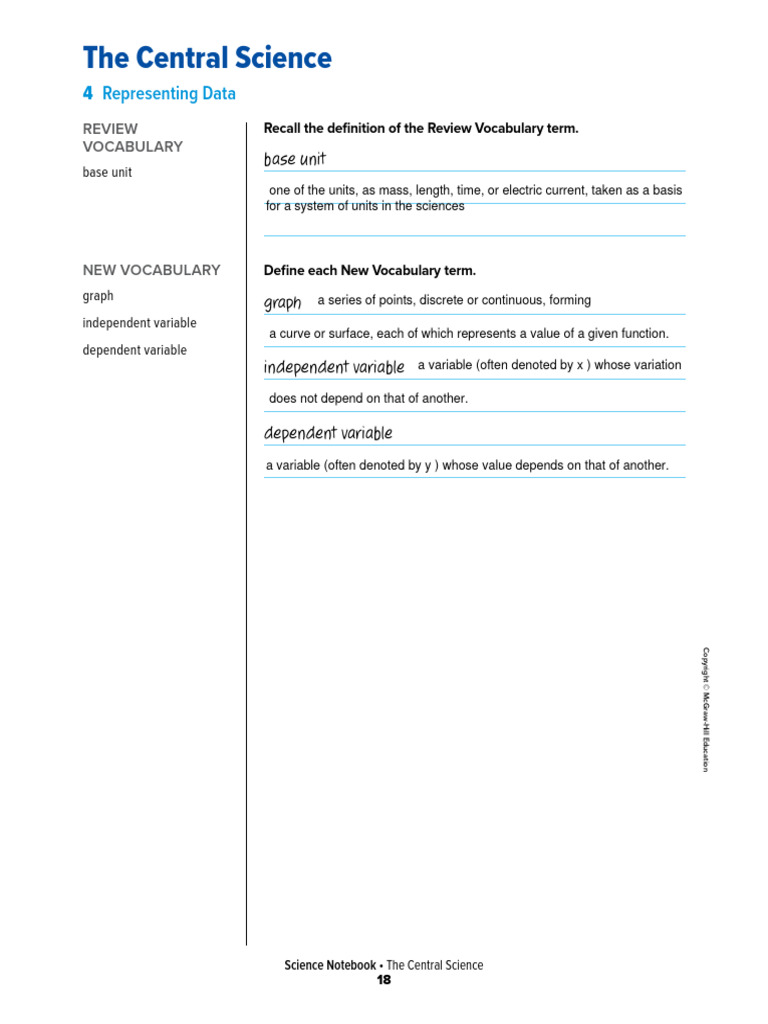 The Central Science: 4 Representing Data | PDF | Function (Mathematics)