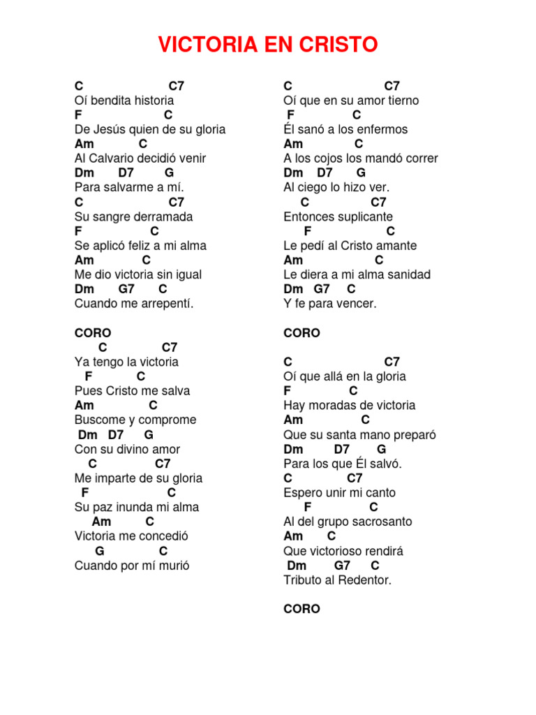 Victoria en Cristo C | PDF