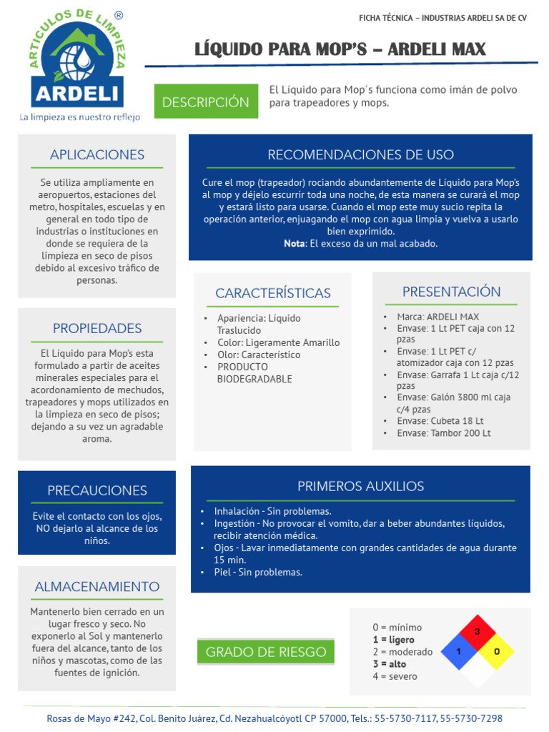 FT Liquido para Mops | PDF