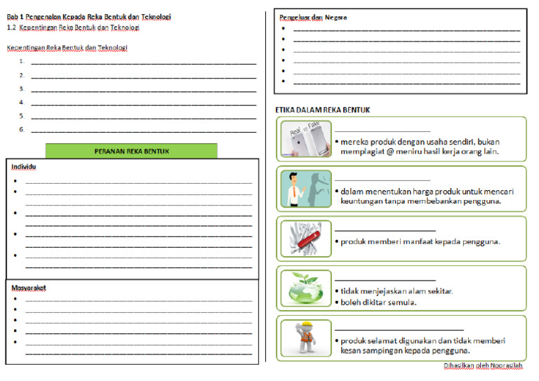 Latihan RBT Tingkatan 1 Bab 1.2 | PDF
