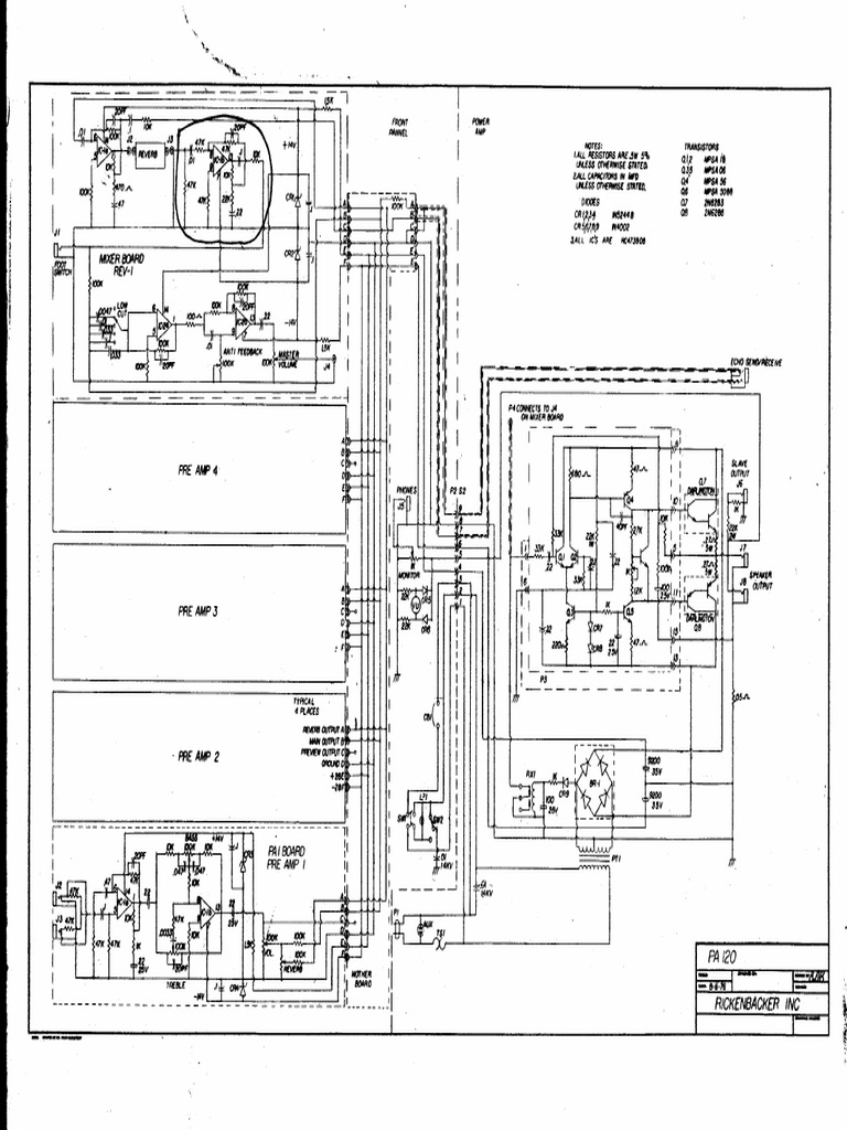 PA120 Amplificador | PDF